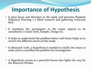 Hypothesis | PPTX
