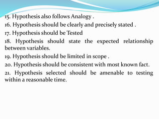 Hypothesis | PPTX