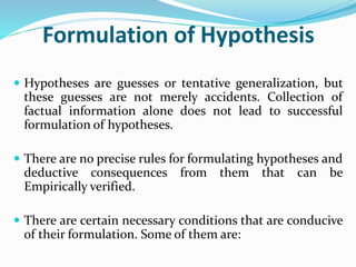 Hypothesis | PPTX