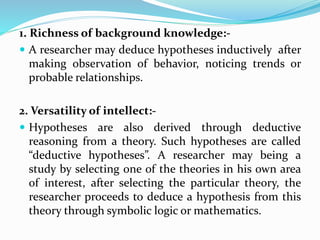 Hypothesis | PPTX