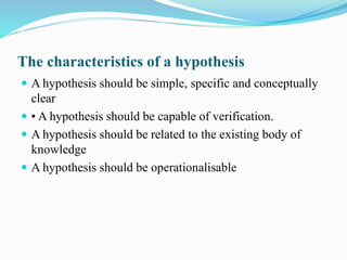 Hypothesis | PPTX