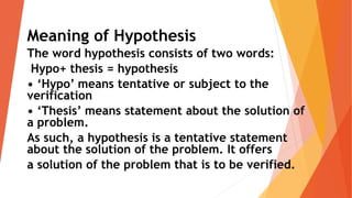 HYPOTHESIS.pptx