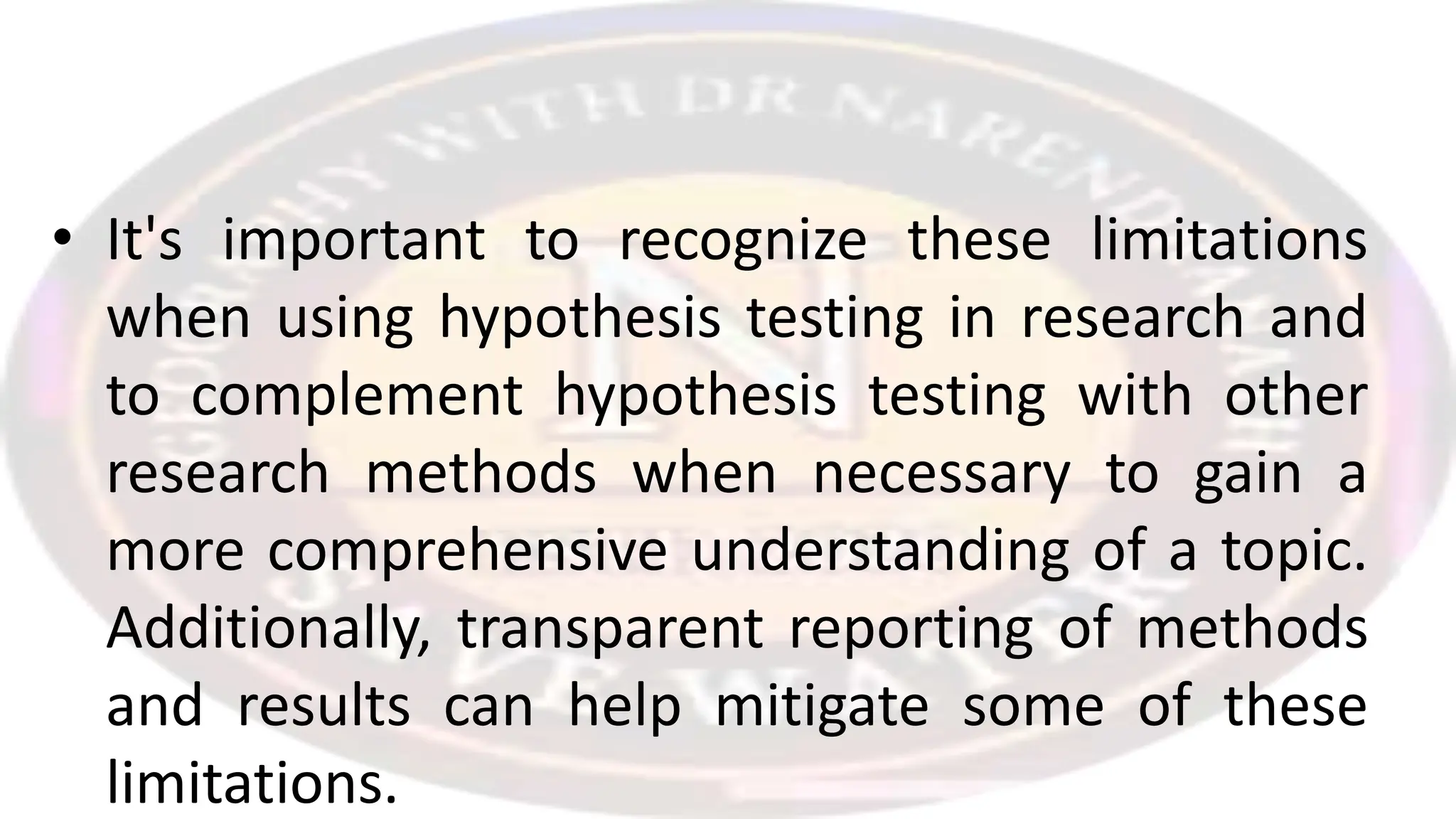 How to write Research HYPOTHESIS your Thesis | PPTX