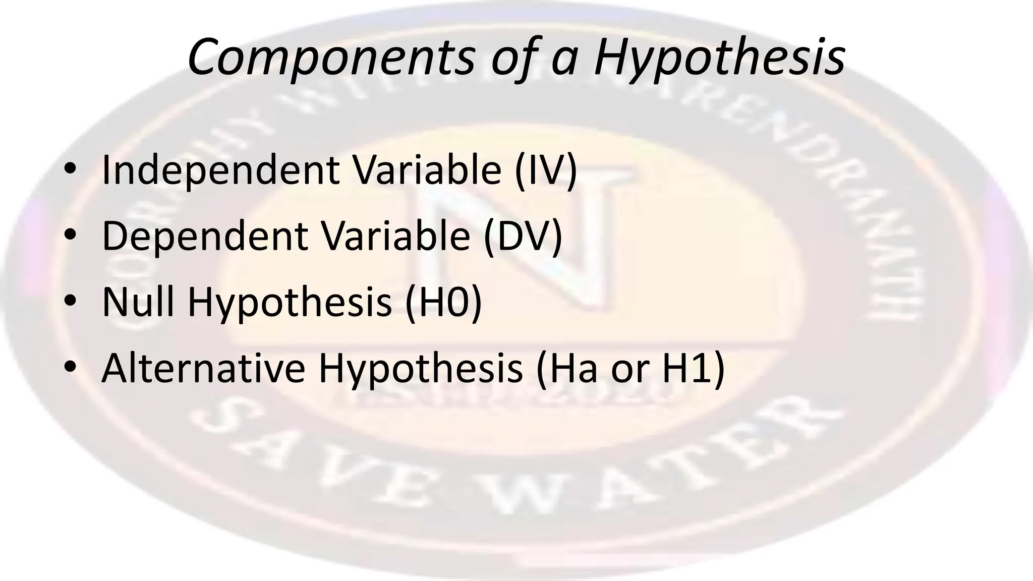 How to write Research HYPOTHESIS your Thesis | PPTX