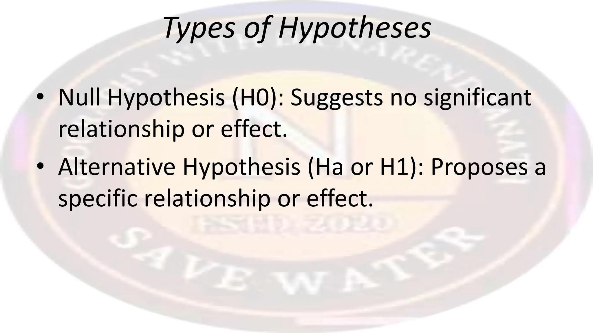 How to write Research HYPOTHESIS your Thesis | PPTX