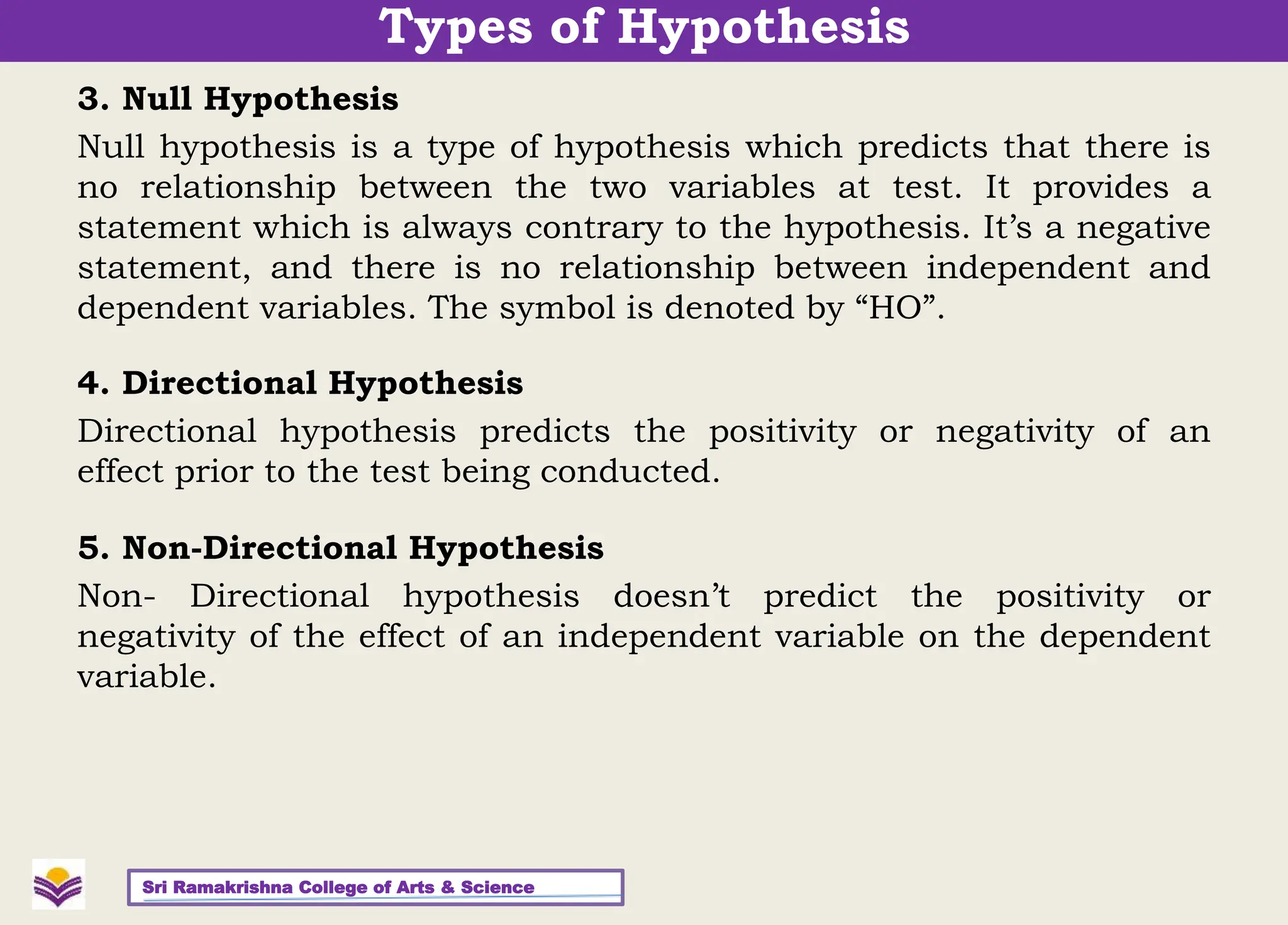 Hypothesis - Meaning, Types, Sources and Functions | PPTX