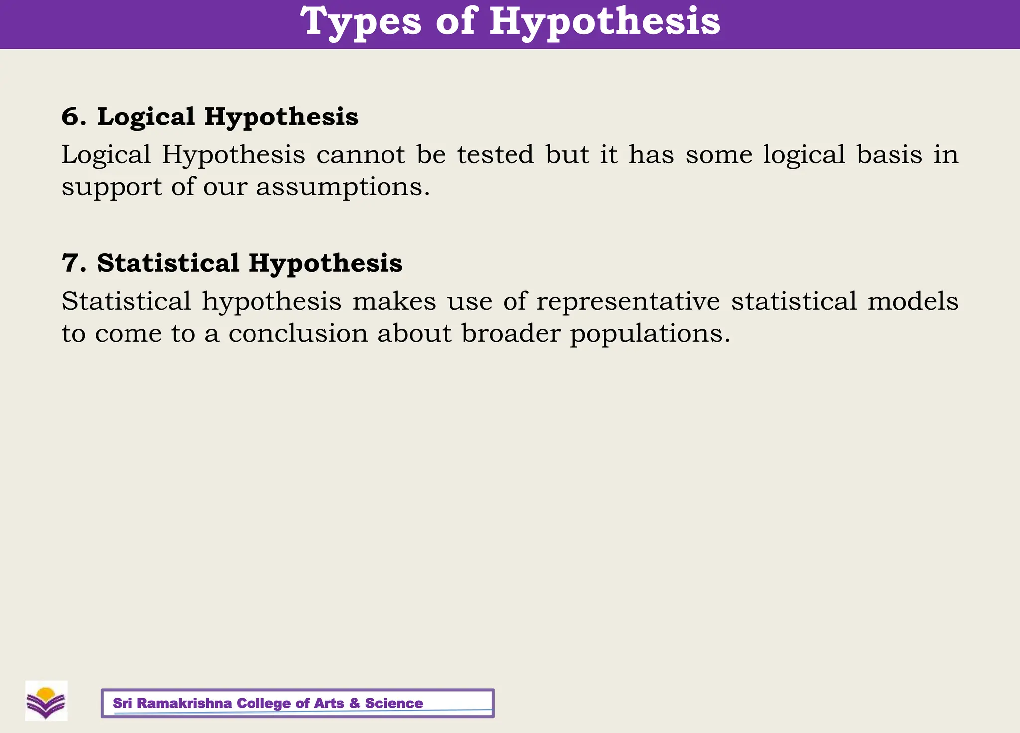 Hypothesis - Meaning, Types, Sources and Functions | PPTX