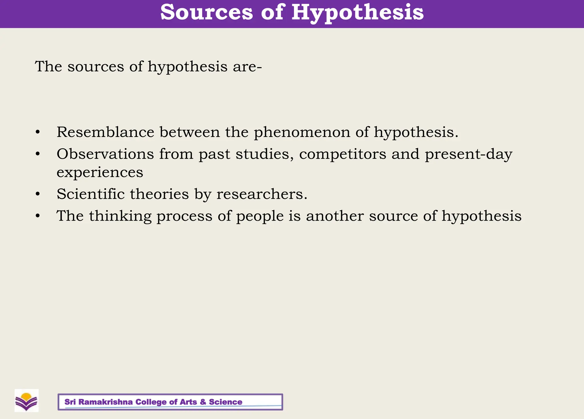 Hypothesis - Meaning, Types, Sources and Functions | PPTX