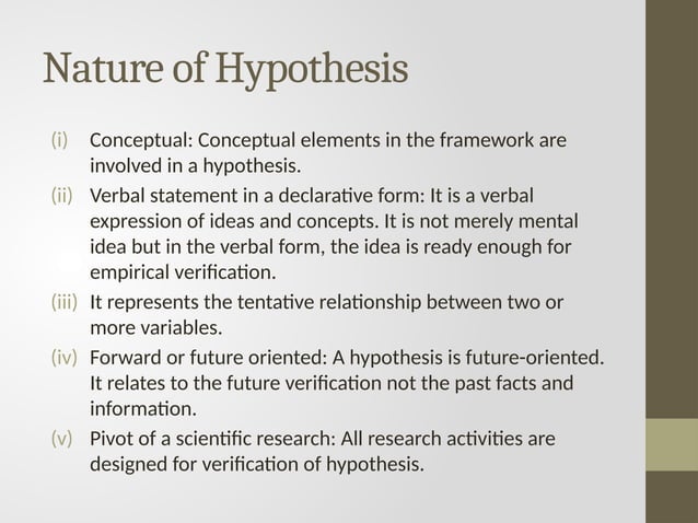 definition, types, method Hypothesis.pptx