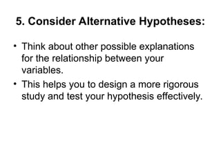 definition types and importance of research hypothesis.ppt