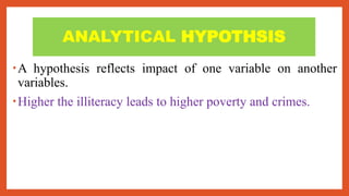HYPOTHESIS & TYPES IN RESEARCH METHODOLOGY.pptx