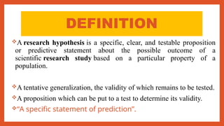 HYPOTHESIS & TYPES IN RESEARCH METHODOLOGY.pptx