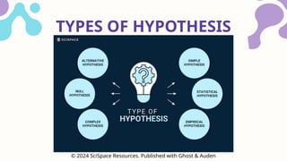 Hypothesis, Types of Hypothesis and Hypothesis in Forensics Challenges ...