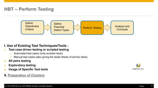 Hypothesis Based Testing – Application and Adaptation for testing ...