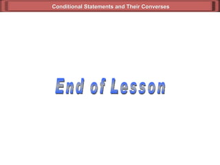 Hypothesis Conclusion (Geometry 1_4) | PPT