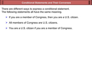 Hypothesis Conclusion (Geometry 1_4) | PPT