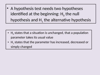Edexcel Hypothesis Testing A-Level Statistics | PPT