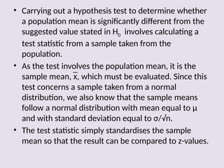 Edexcel Hypothesis Testing A-Level Statistics | PPT