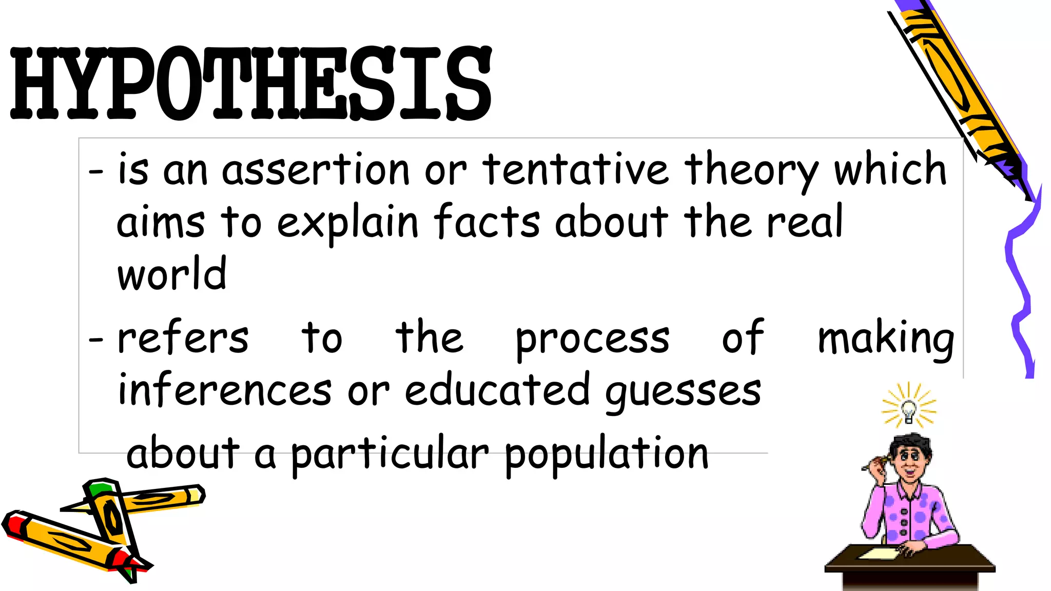 Hypothesis | PPT