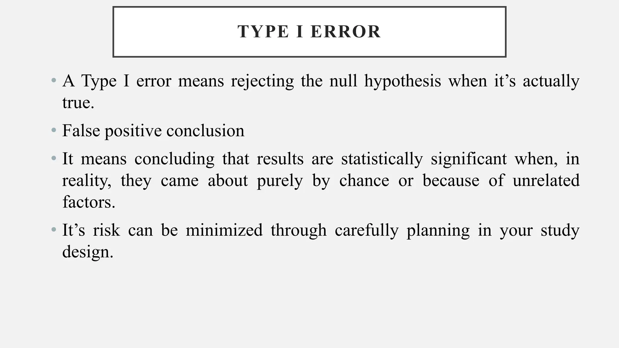 Hypothesis and errors.pptx type i and type ii errors | PPTX | Genetics ...