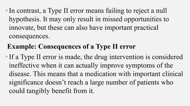 Hypothesis and errors.pptx type i and type ii errors | PPTX | Genetics ...