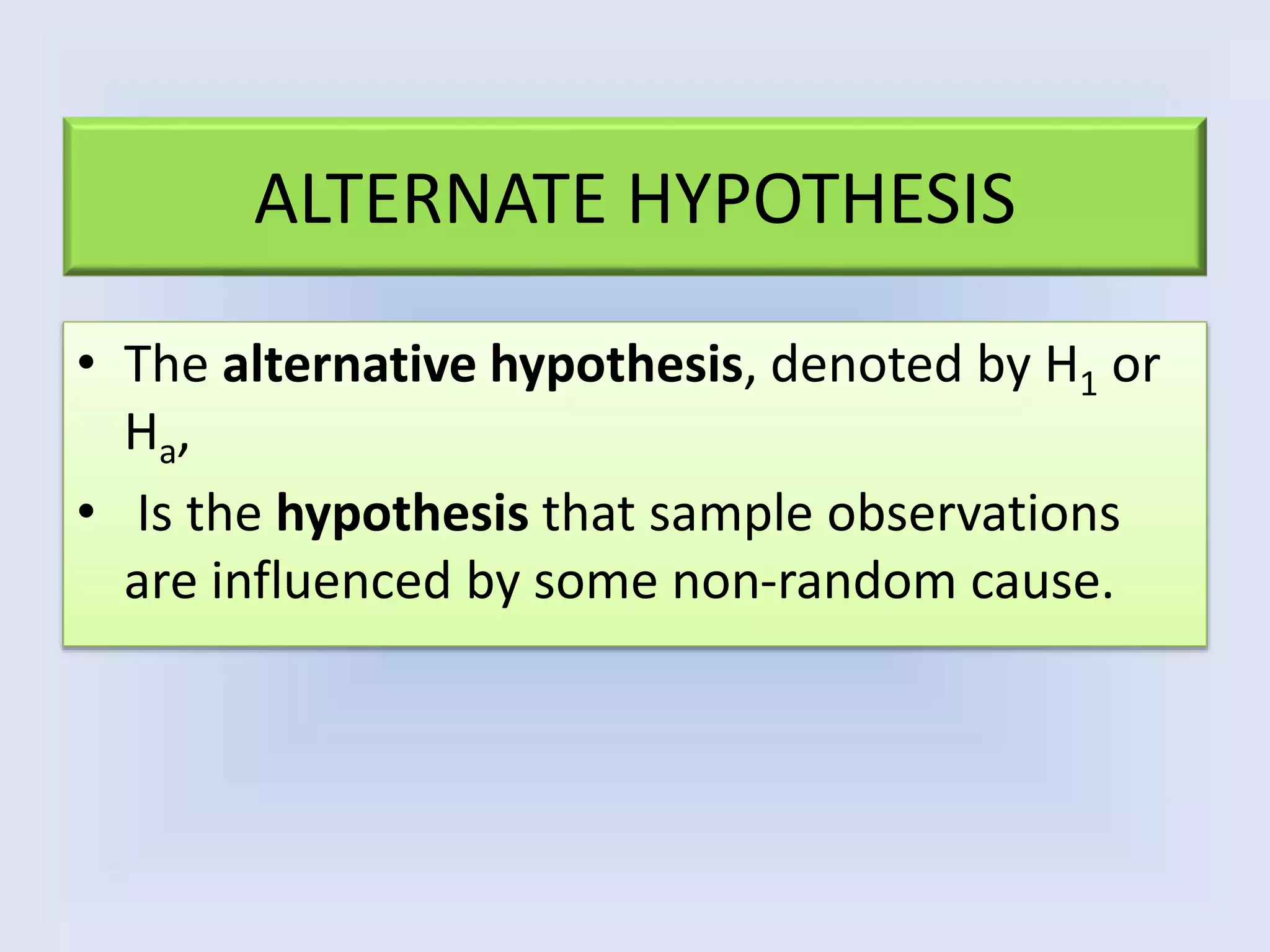 Hypothesis and its types | PPTX