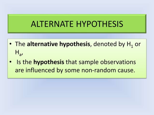Hypothesis and its types | PPTX | Chemistry | Science