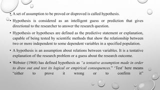 Hypothesis and literature review.pptx
