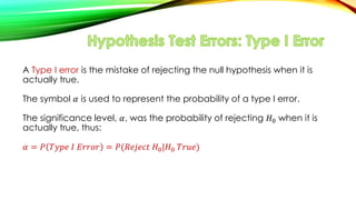 Hypothesis and Test | PDF
