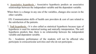 Hypothesis brm gowda........... | PPT