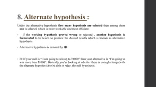 Hypothesis brm gowda........... | PPTX