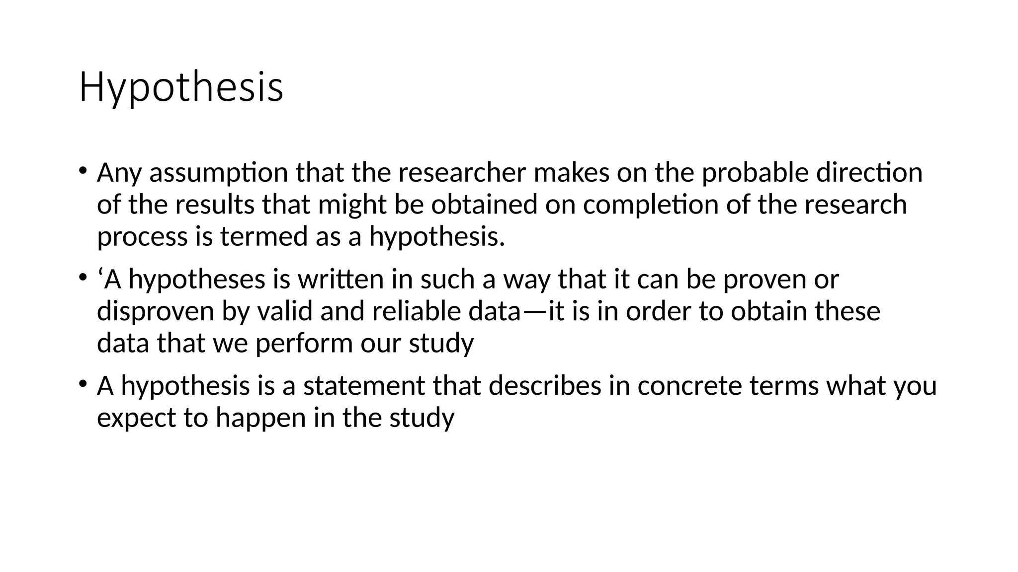 Hypothesis , Concepts Constructs and Attributes.pptx