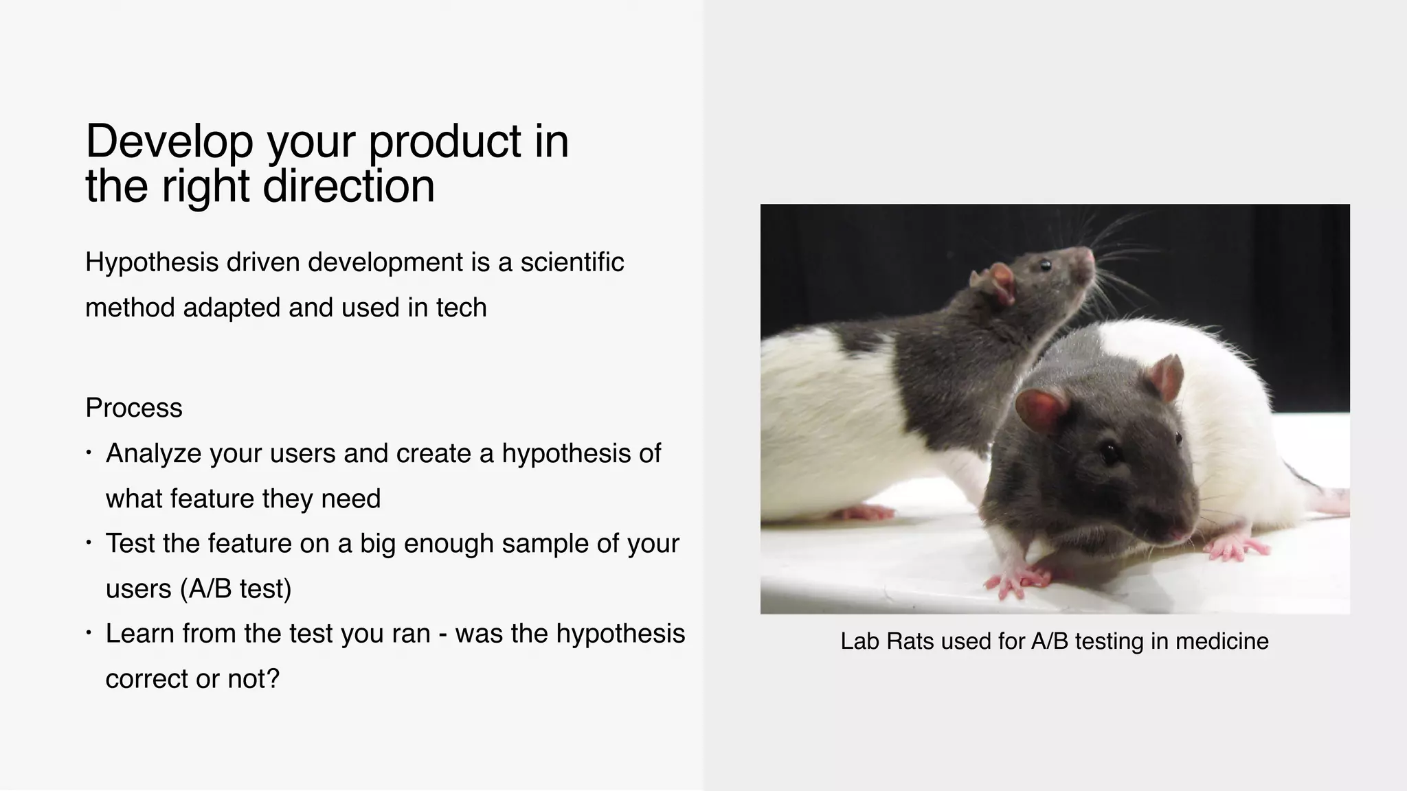 Hypothesis driven development - Alexander Bertholds, APPRL | PDF