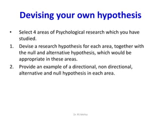 Hypothesis for bn 1 | PPT