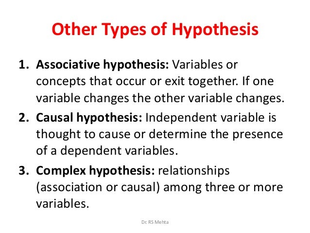 Hypothesis for bn 1