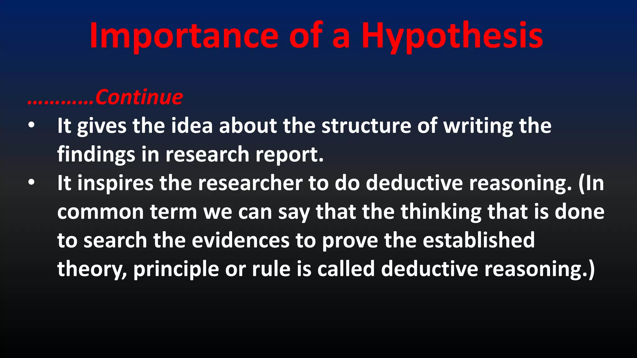 Hypothesis in educational research | PDF