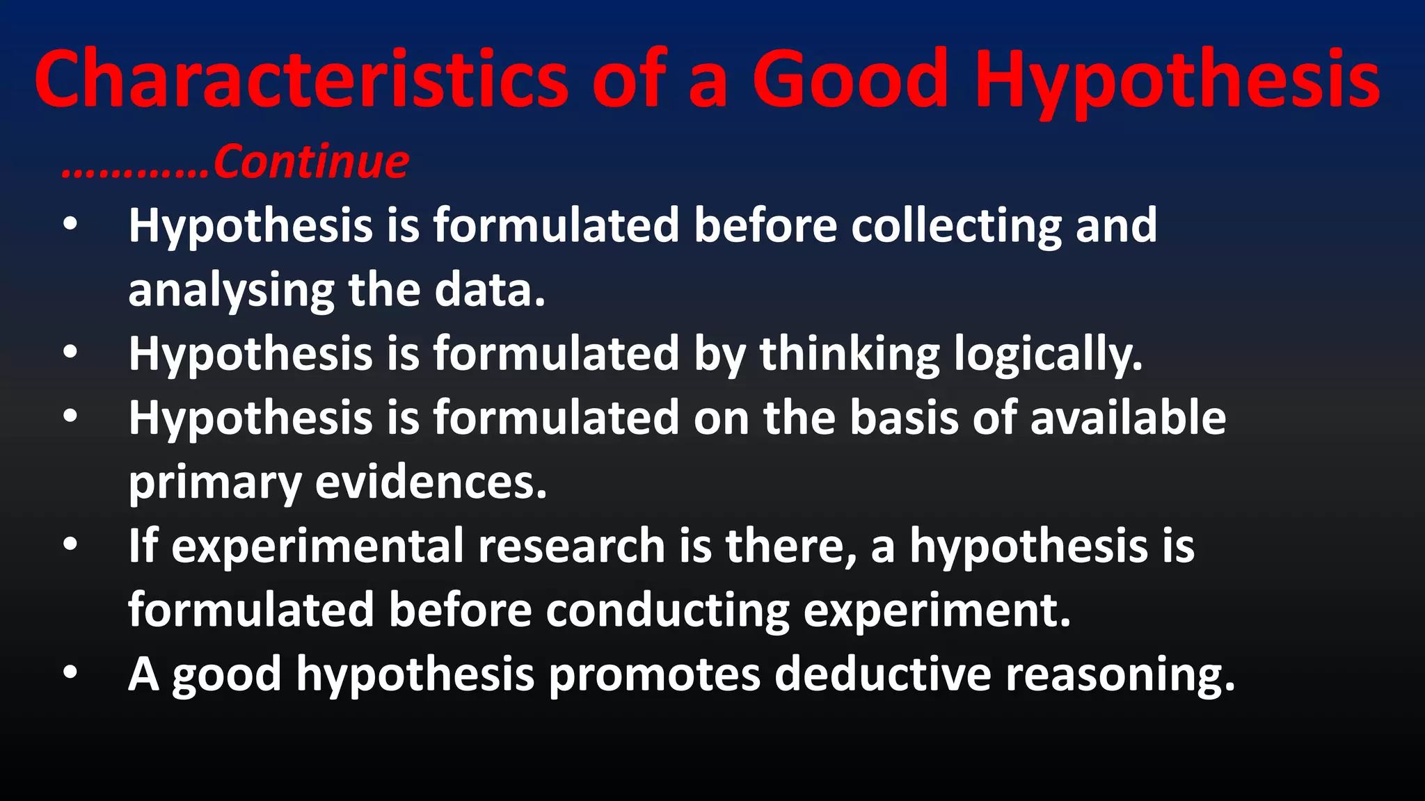 Hypothesis in educational research | PDF