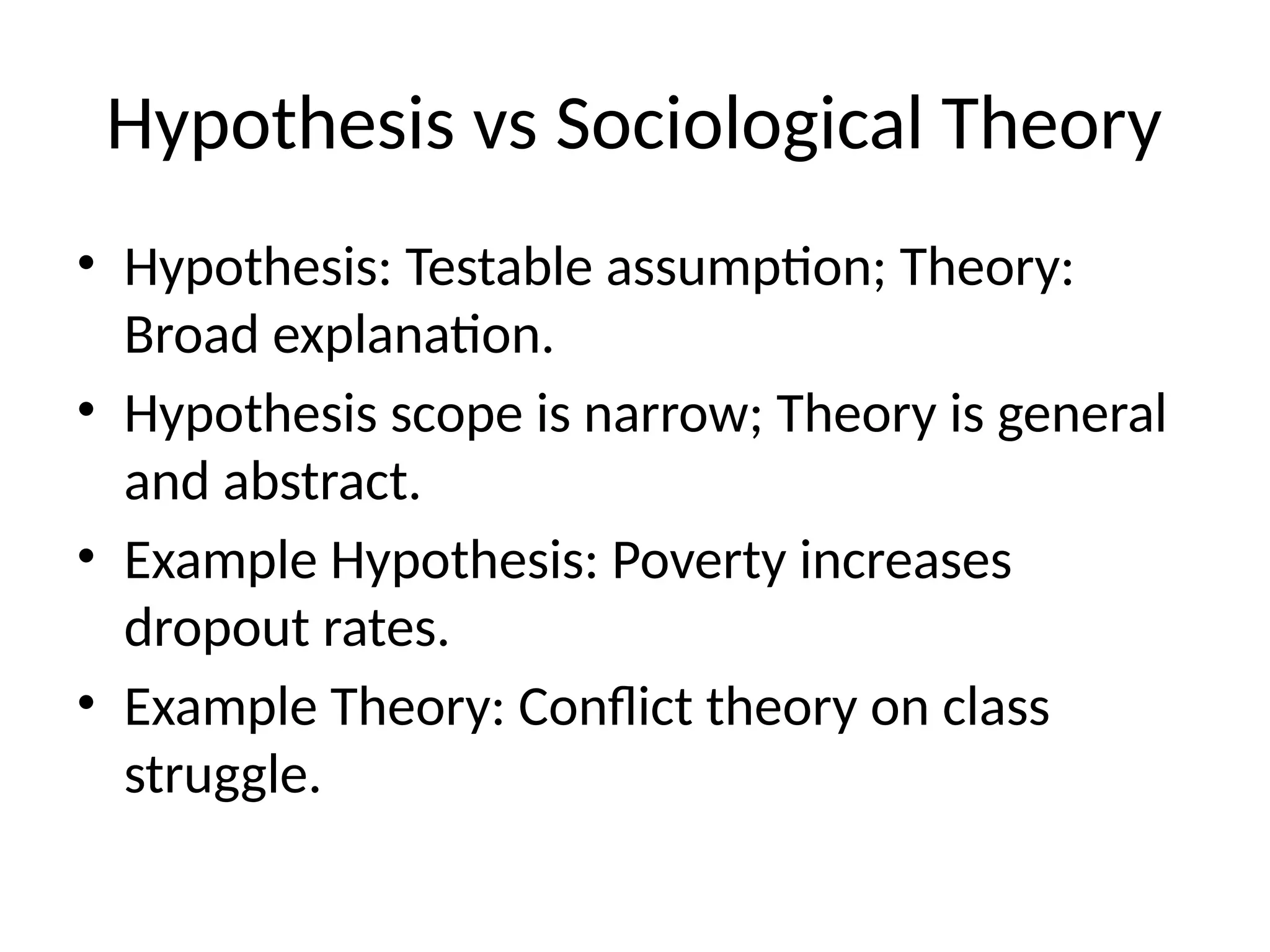 Hypothesis- :Concept types and Examples. | PPTX