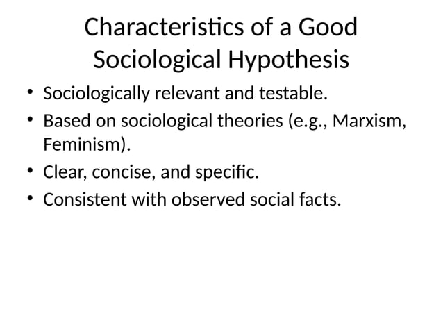Hypothesis- :Concept types and Examples. | PPTX