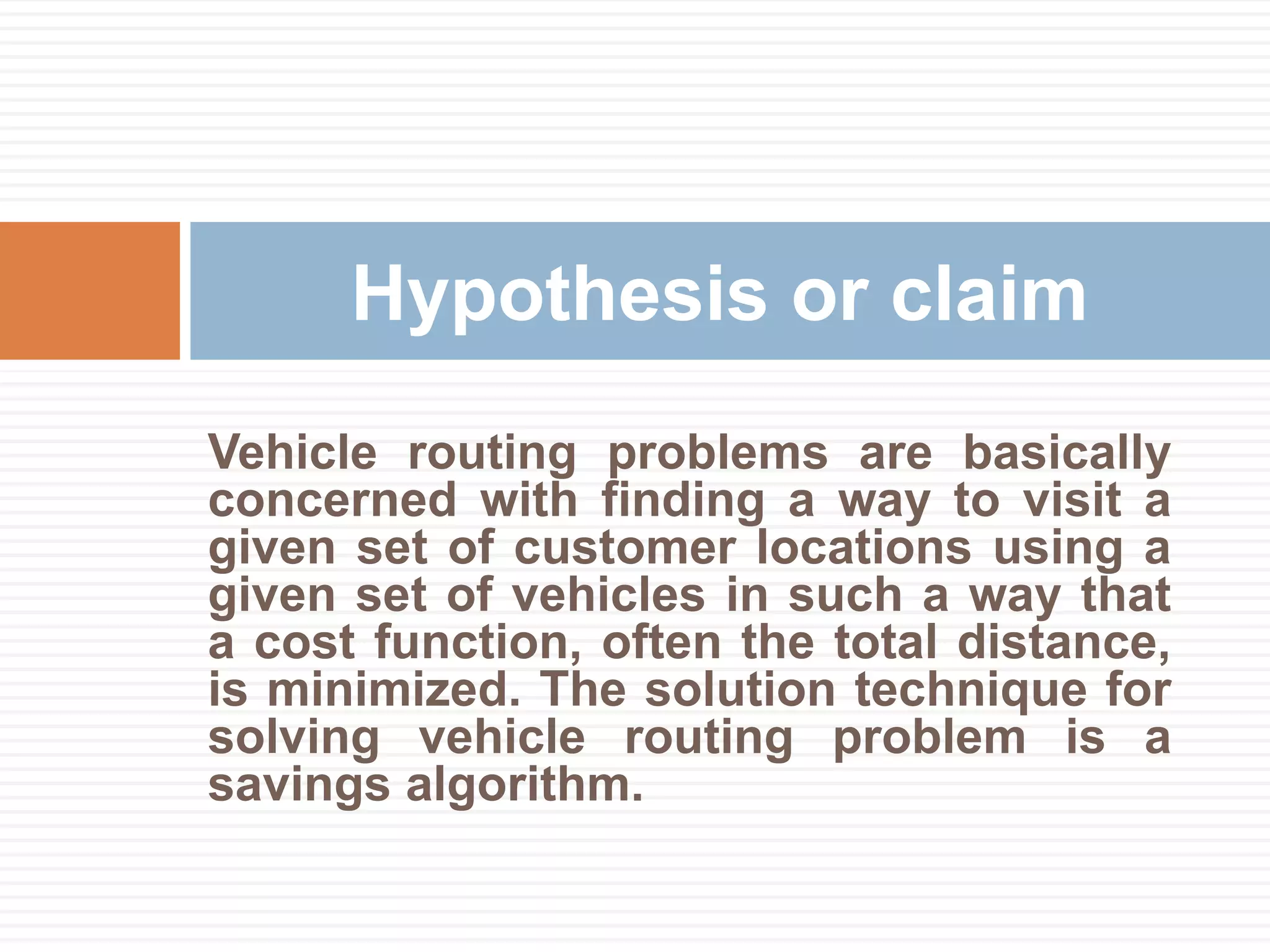 Hypothesis or claim | PPTX