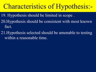 Hypothesis power point presentation | PPT