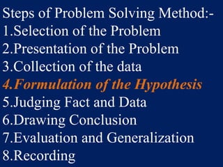Hypothesis power point presentation | PPT