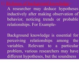 Hypothesis PPT FOR RESEARCH | PPTX