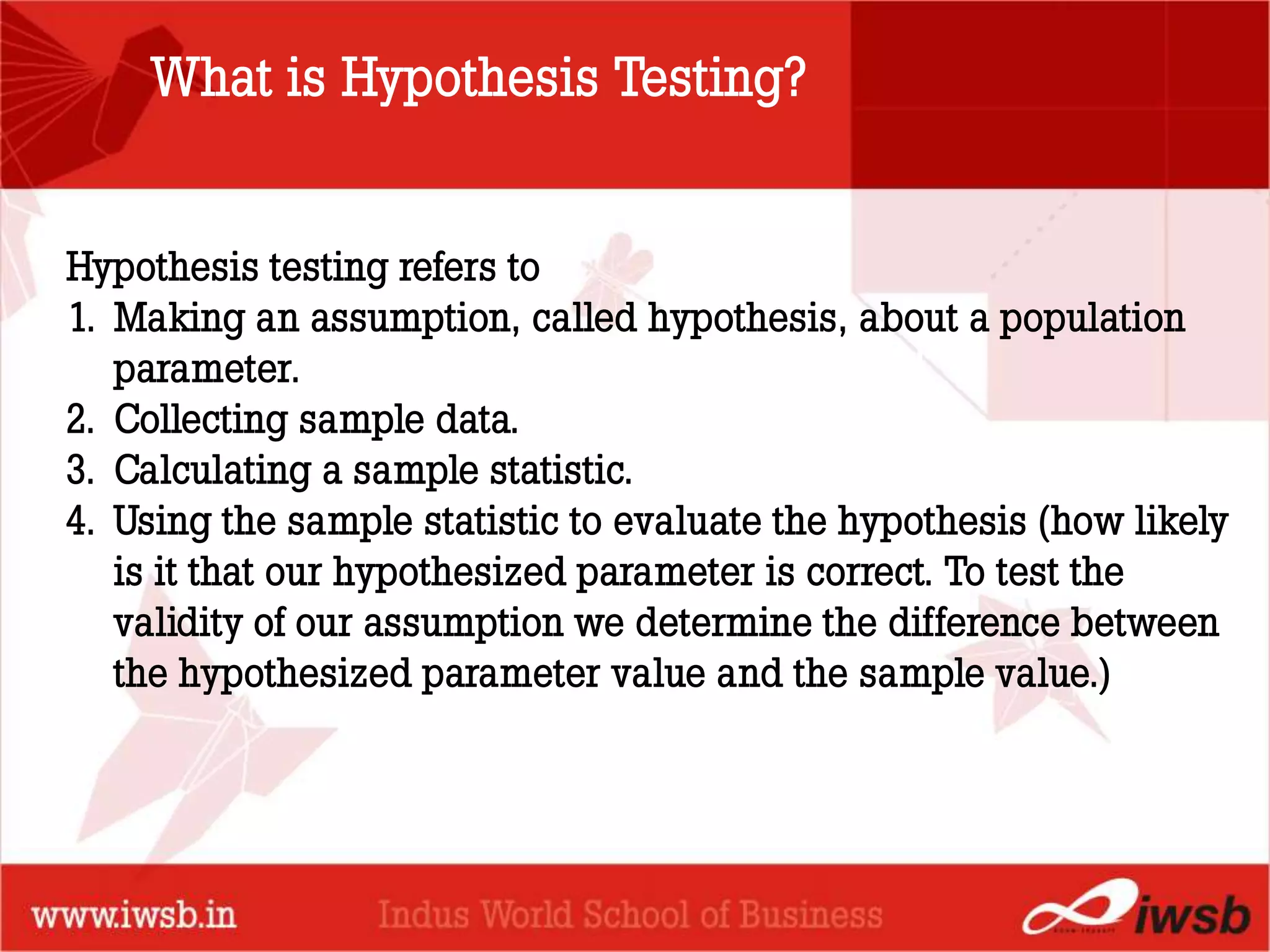 Hypothesis Testing | PPT