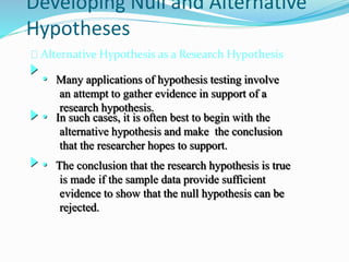 Hypothesis testing | PPTX