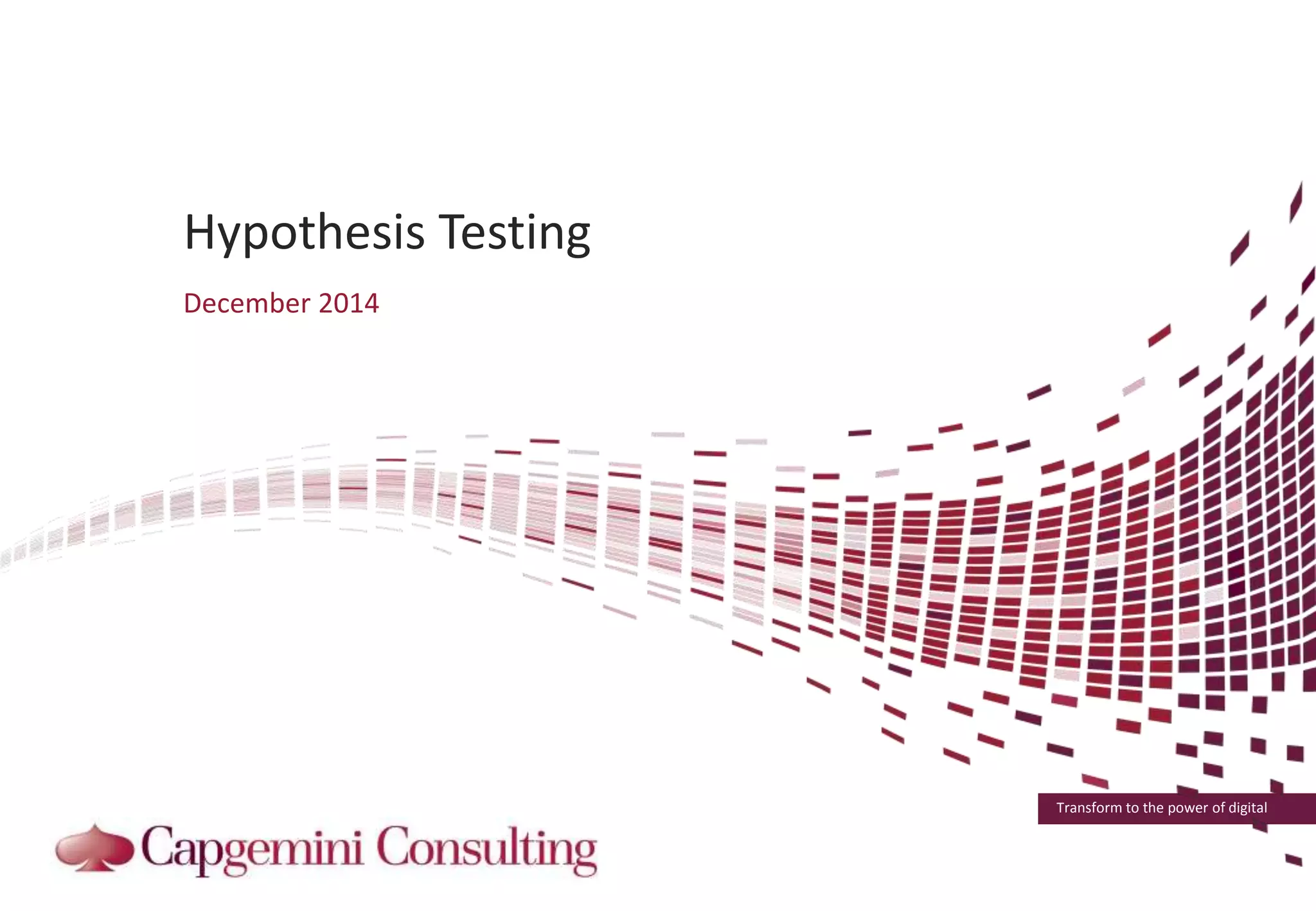 Hypothesis testing | PPTX