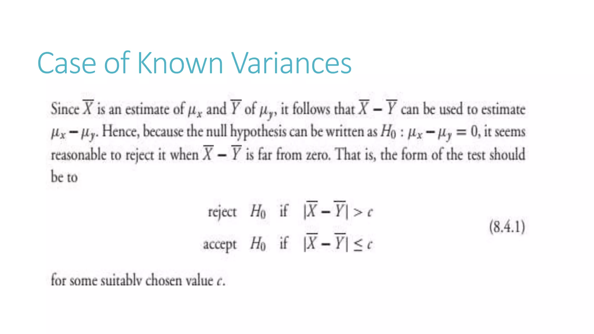 Hypothesis testing | PPT