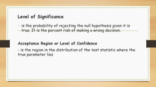 Hypothesis testing | PPTX