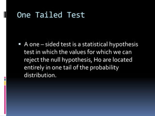 Hypothesis testing | PPT