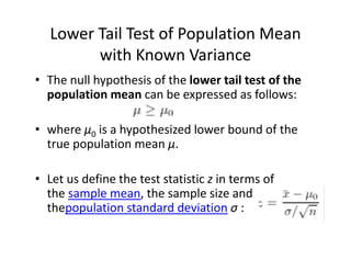 Hypothesis testing | PPT
